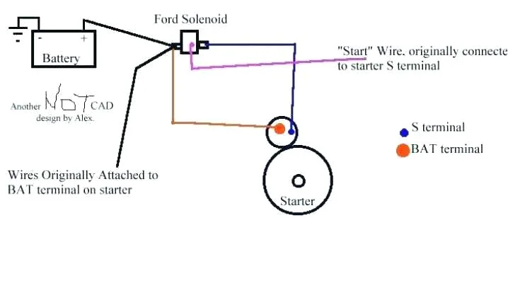 Diagram What Wires Go To The Starter Solenoid