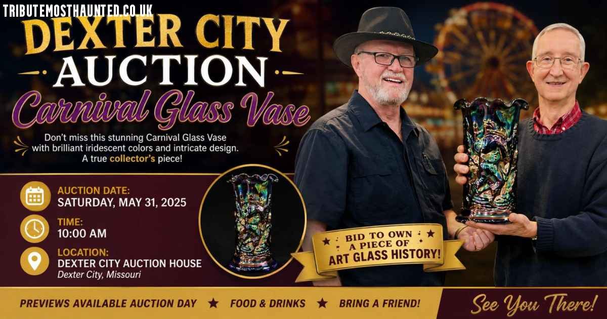 Dexter City Auction Carnival Glass Vase: 2026 Collector’s Guide